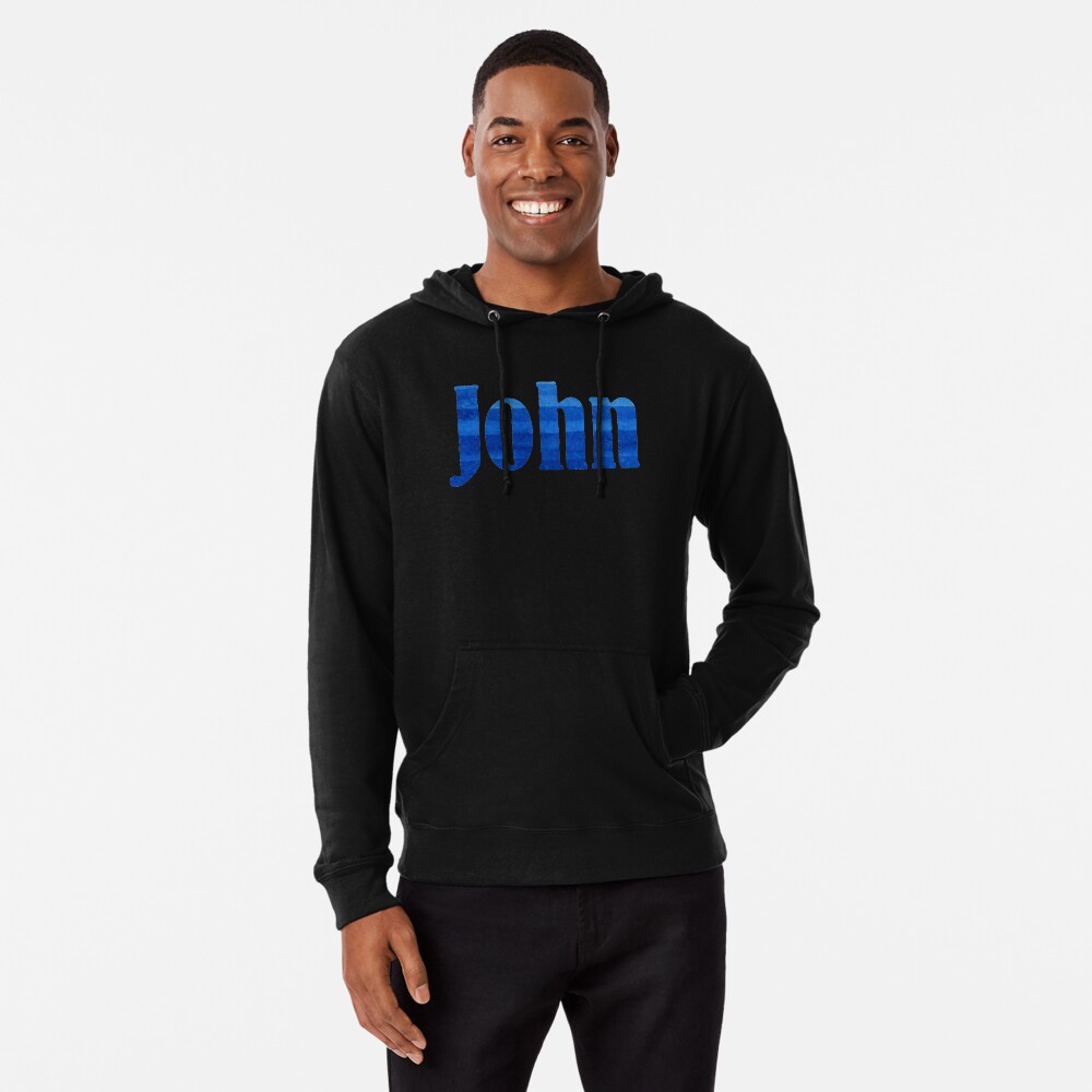 "John boys name blue watercolor design" Sticker for Sale by ComicKitsch ...
