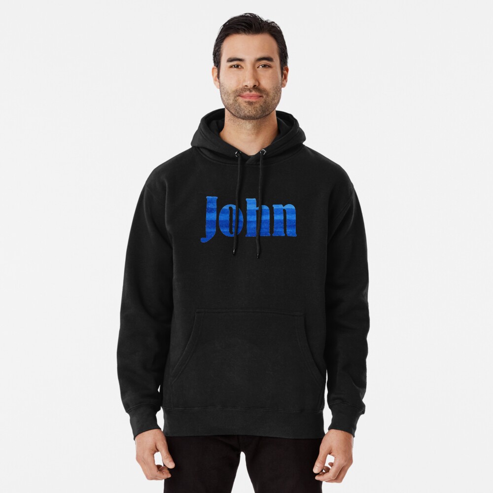 "John boys name blue watercolor design" Sticker for Sale by ComicKitsch ...