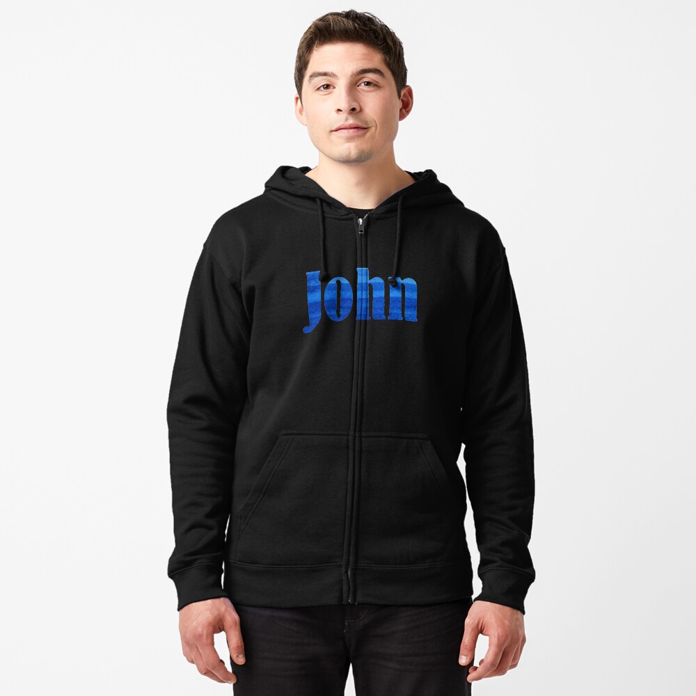 "John boys name blue watercolor design" Sticker for Sale by ComicKitsch ...