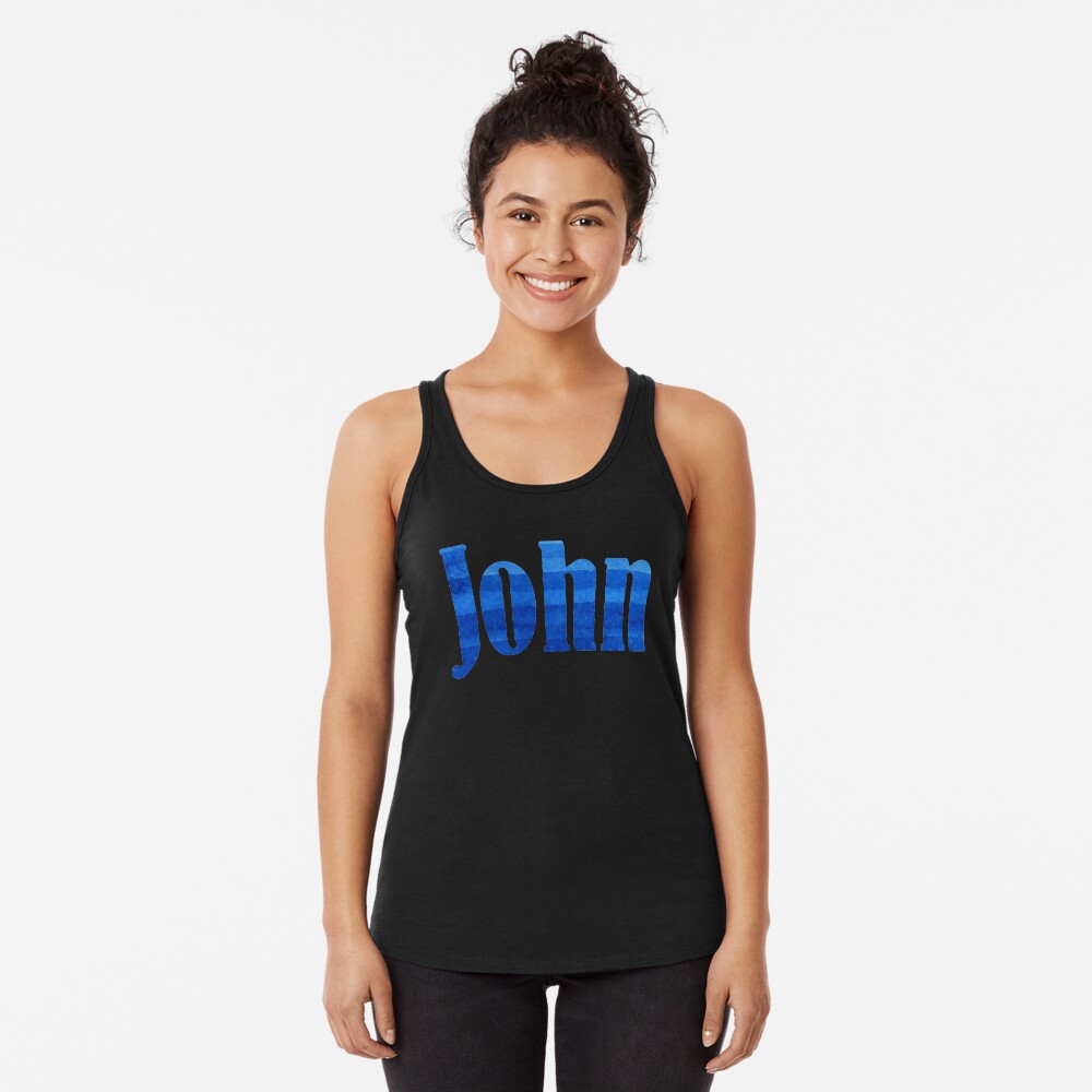 "John boys name blue watercolor design" Sticker for Sale by ComicKitsch ...