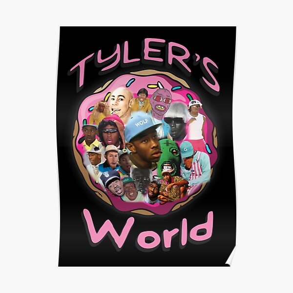 "Donuts Tyler" Poster for Sale by genevie23 | Redbubble