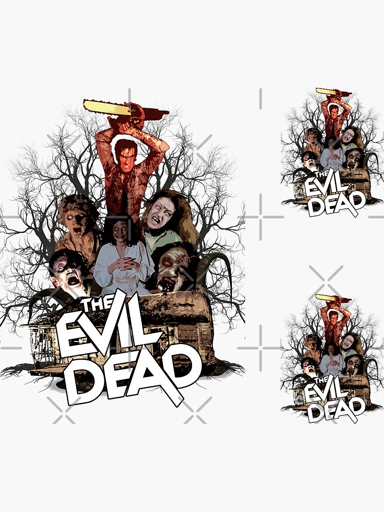 "The Evil Dead" Sticker for Sale by Darkside77 | Redbubble