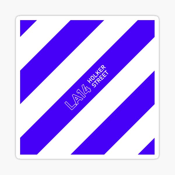 "BAFC - Holker Street Footy Stripes" Sticker for Sale by footystripes ...