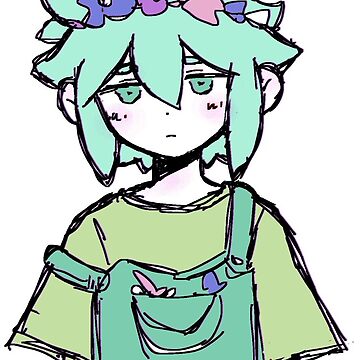 "OMORI Basil" Sticker for Sale by kaejun | Redbubble