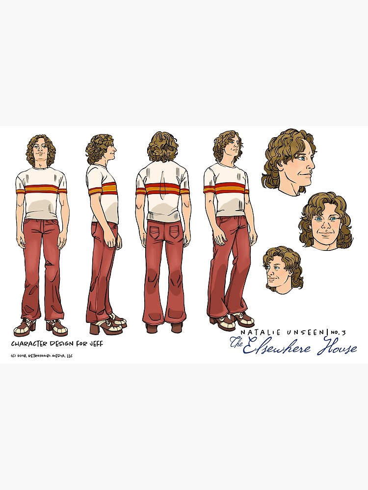 "Jeff Character Design" Poster by WendiSF | Redbubble