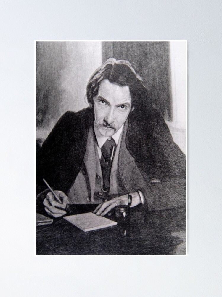 "Robert Louis Stevenson" Poster by MorticiaDredful | Redbubble