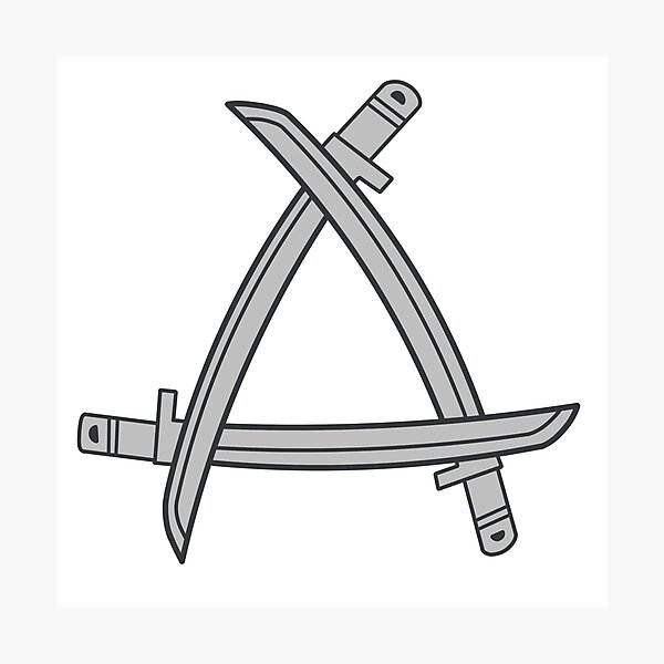 Lámina fotográfica «Símbolo del clan Ackerman Hizuru Azumabito» de ...