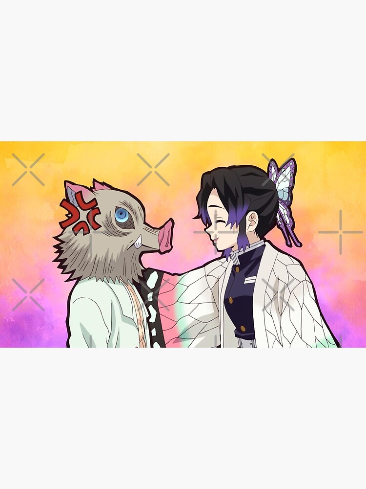 Lámina fotográfica «Demon Slayer-Inosuke y Shinobu» de BellaReii ...