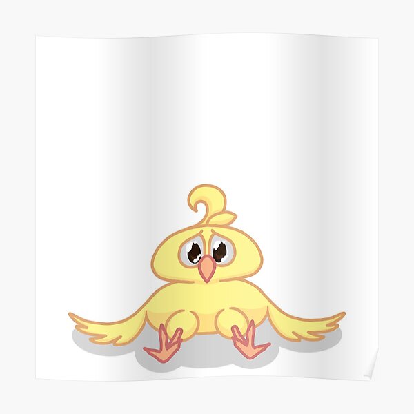 "sad chick" Poster by firefly-night | Redbubble