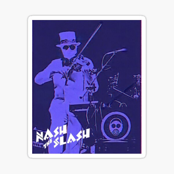 "Nash The Slash (Pop art Print) " Sticker for Sale by ThePr00gl0rd ...