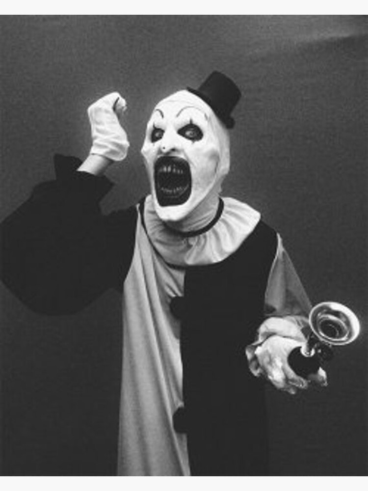 "Terrifier art the clown horror " Sticker for Sale by Printeddesignzz ...