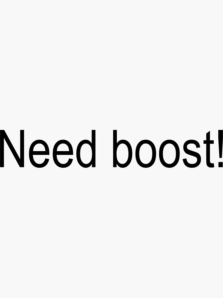 "Rocket league need boost chat quickchat" Sticker for Sale by Designer ...