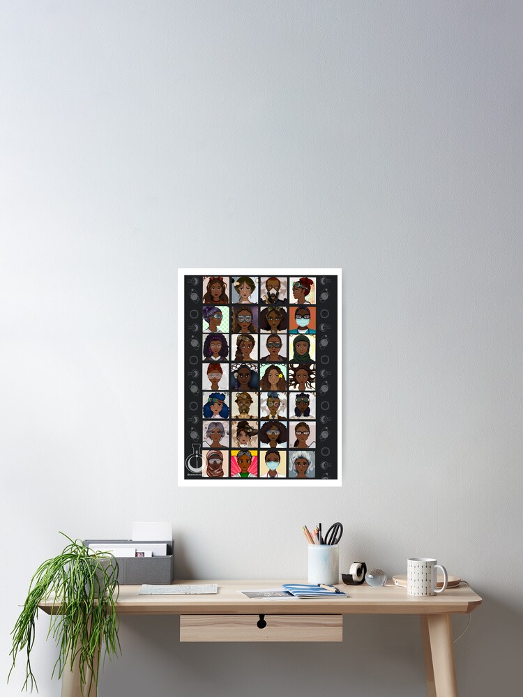 "Black Excellence (Black Women in STEM)" Poster for Sale by Semarhy ...