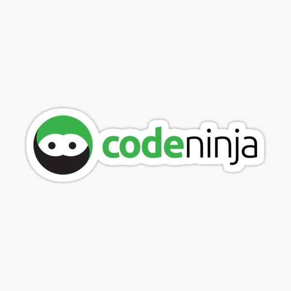 "Code Ninja" Sticker for Sale by Tech-e-Tees | Redbubble