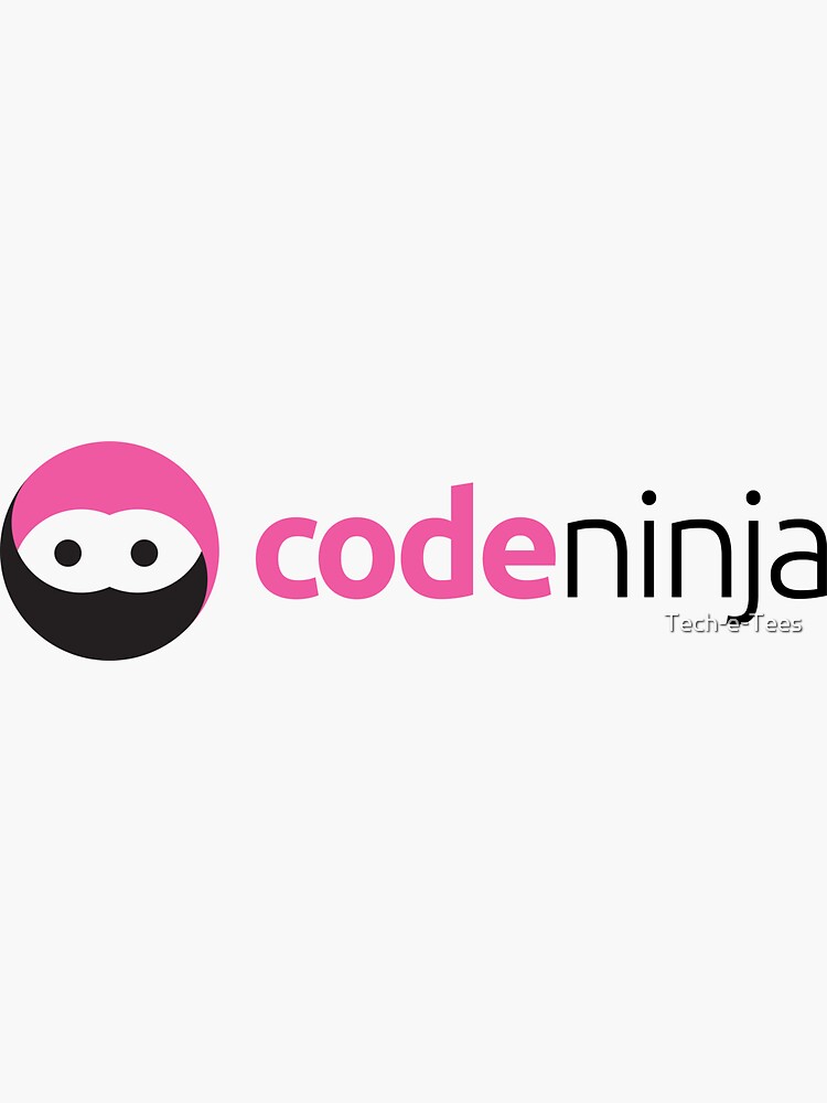 "Code Ninja" Sticker for Sale by Tech-e-Tees | Redbubble