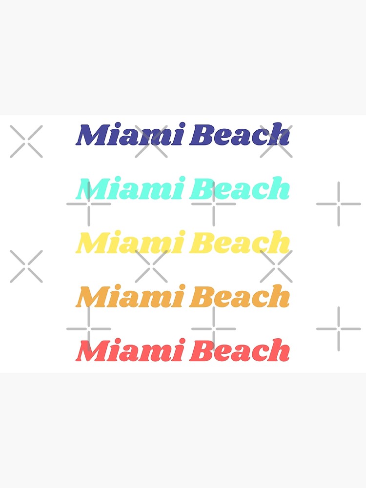 "Miami Beach Florida Pastel Pack" Poster for Sale by Taumaturgo | Redbubble
