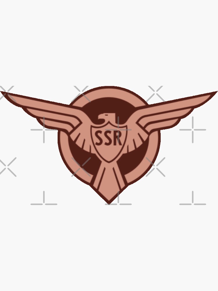 "ssr logo - agent carter " Sticker for Sale by carterwood | Redbubble