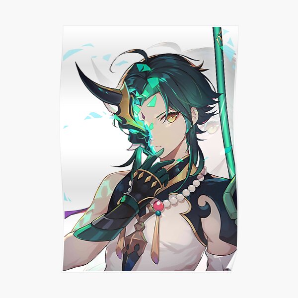 "Genshin Impact Xiao" Poster by Aria100 | Redbubble
