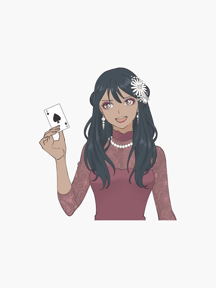 "Cherry avatar " Sticker by lysslocke | Redbubble