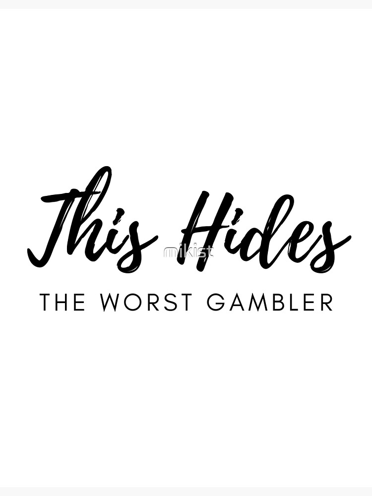 "Gambler" Sticker for Sale by mikist | Redbubble