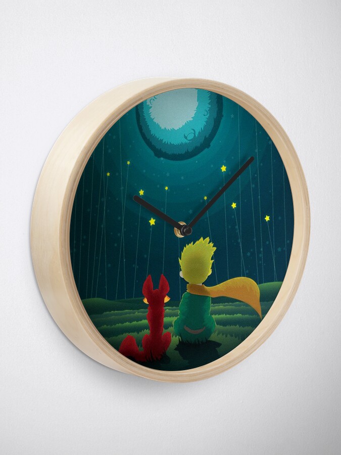 "The little Prince" Clock for Sale by yeraygaspar | Redbubble