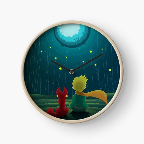 "The little Prince" Clock for Sale by yeraygaspar | Redbubble