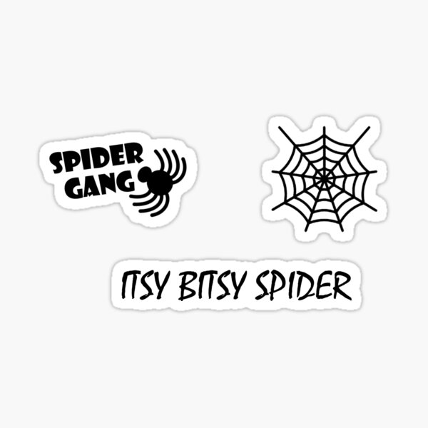 "Spider gang stickerpack" Sticker for Sale by MrTrijax | Redbubble