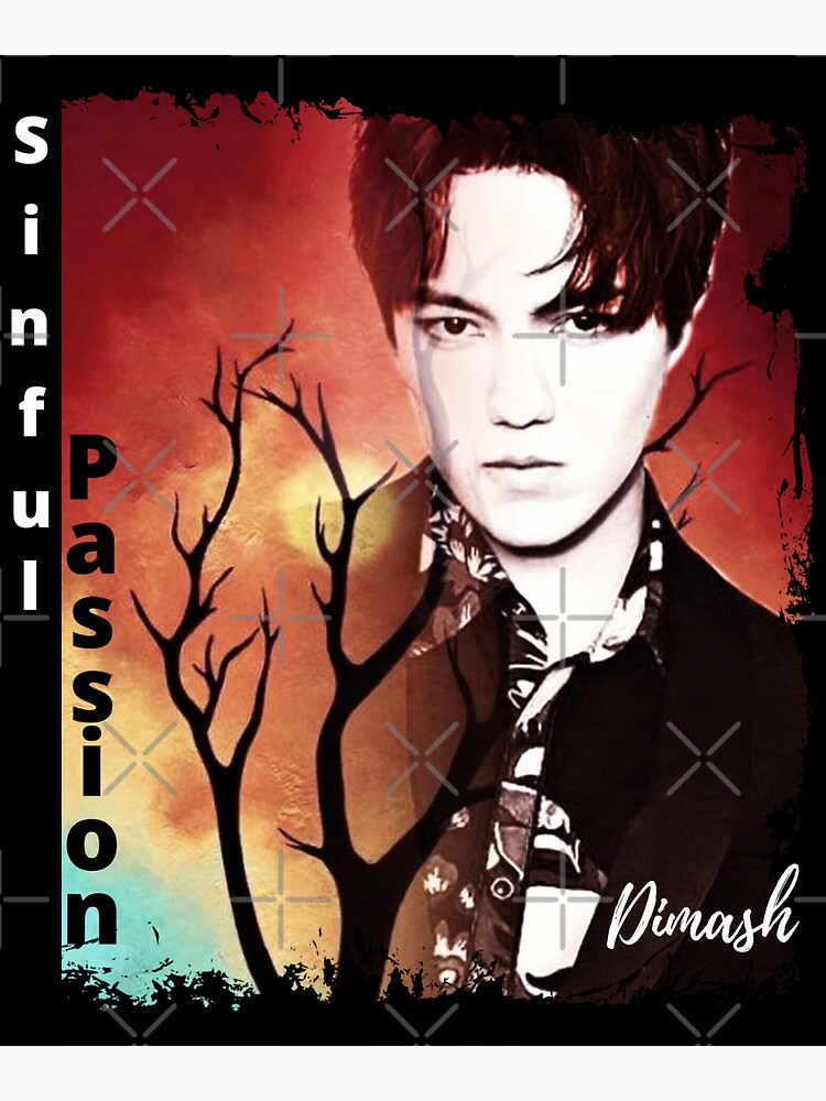 "SINFUL PASSION Dimash Kudaibergen" Sticker for Sale by DimashMerch ...