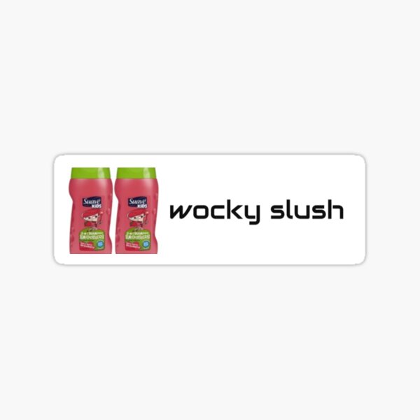 "Wocky Slush Bumper Sticker" Sticker by damienamado | Redbubble