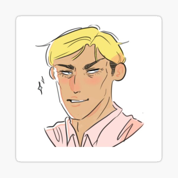 "commander handsome erwin smith" Sticker for Sale by tachicola | Redbubble