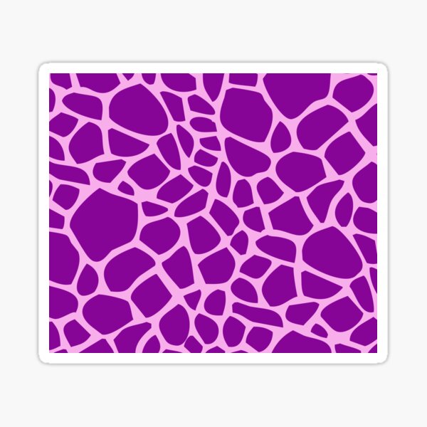 "Giraffe pattern (pink and purple)" Sticker for Sale by jezkemp | Redbubble