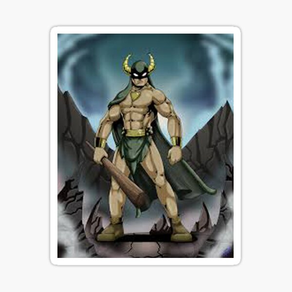 "MIGHTOR cartoon" Sticker for Sale by lam3alam2022 | Redbubble