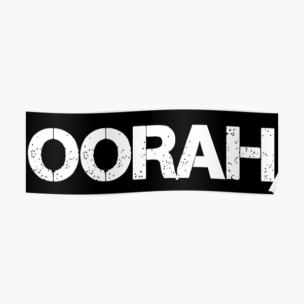 "Oorah! proud to be a (ex-)US Marine" Poster by FristiLoverke13 | Redbubble