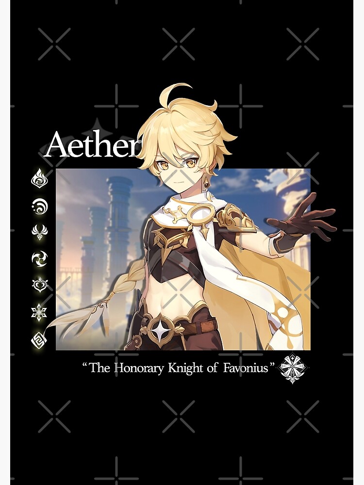 "Aether - Genshin Impact " Poster by LordAnimation | Redbubble