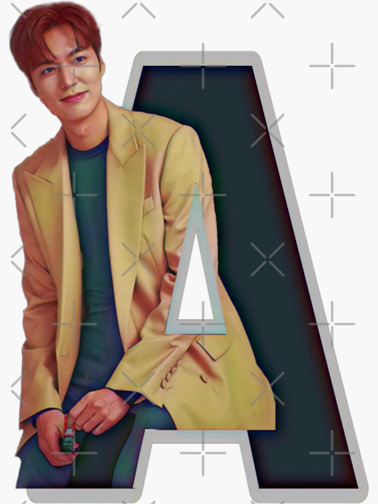 "Lee min ho. letter A, kdrama actor lee min ho" Sticker for Sale by ...