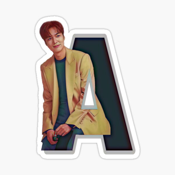 "Lee min ho. letter A, kdrama actor lee min ho" Sticker for Sale by ...