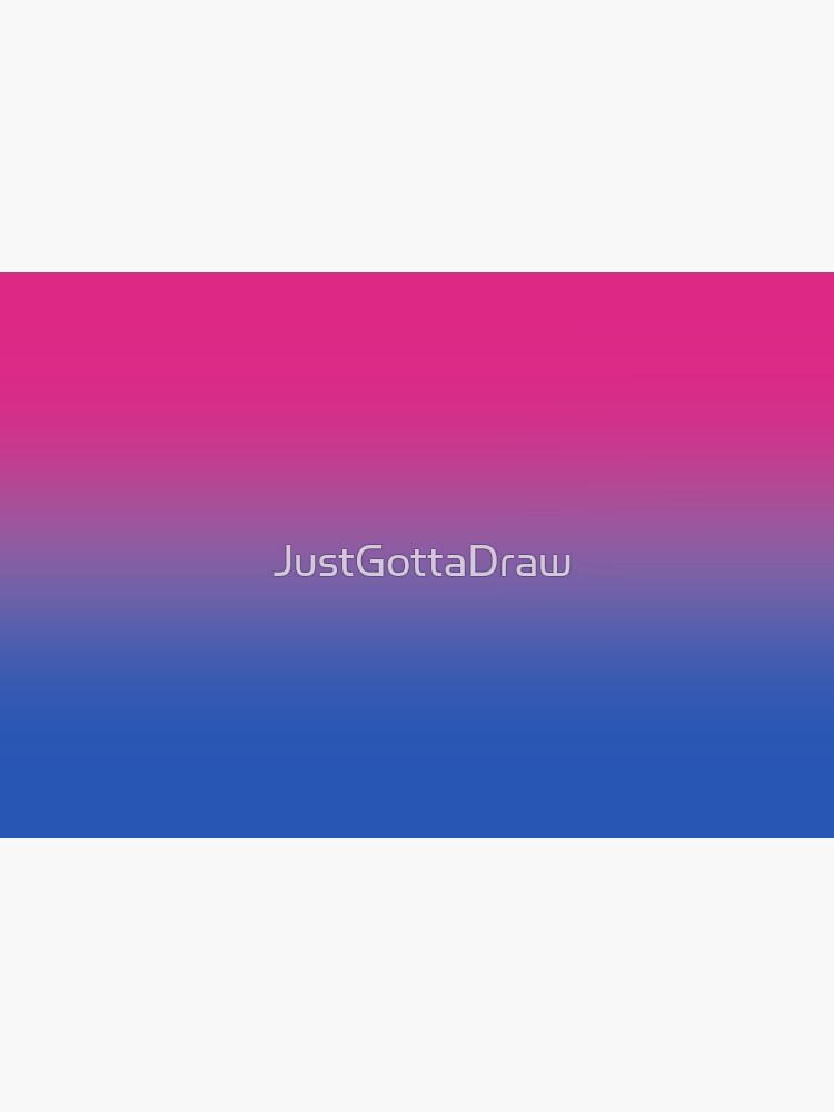 "Bisexual Pride Flag Gradient" Sticker by JustGottaDraw | Redbubble