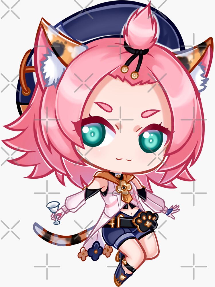 "Diona chibi" Sticker by HellaKumii | Redbubble