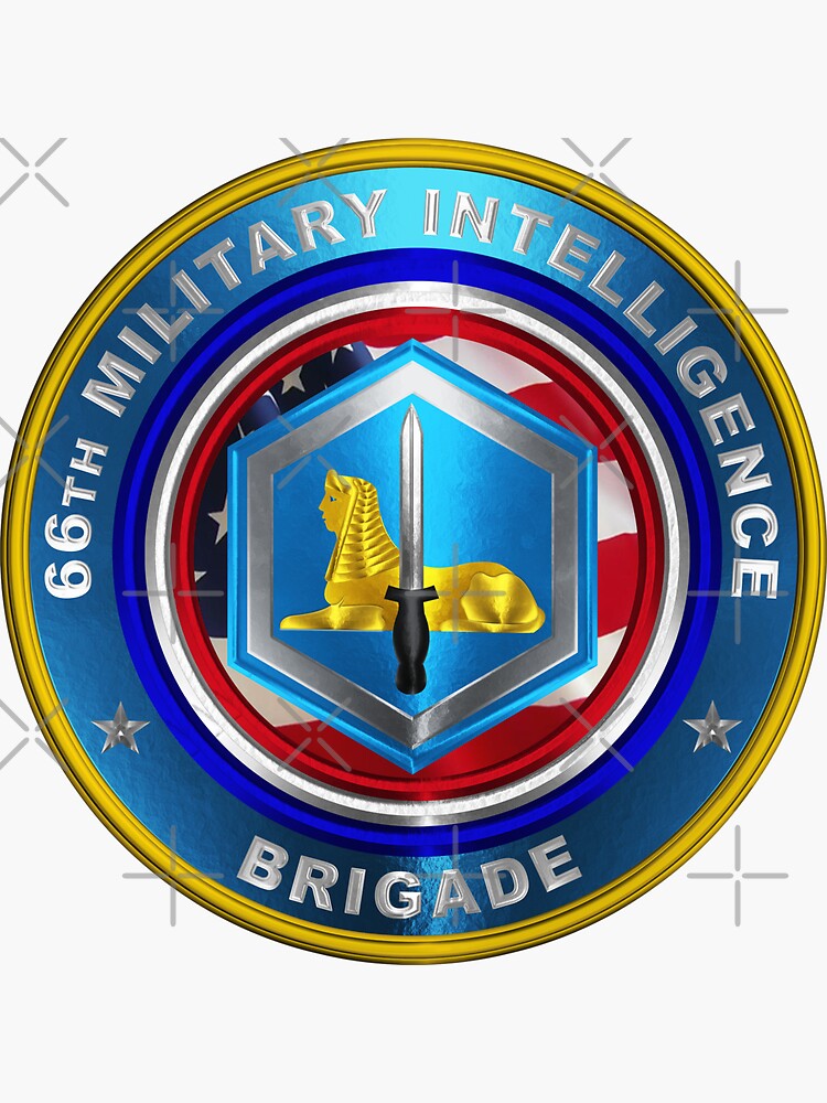 "66th Military Intelligence Brigade " Sticker by SoldierAlways | Redbubble