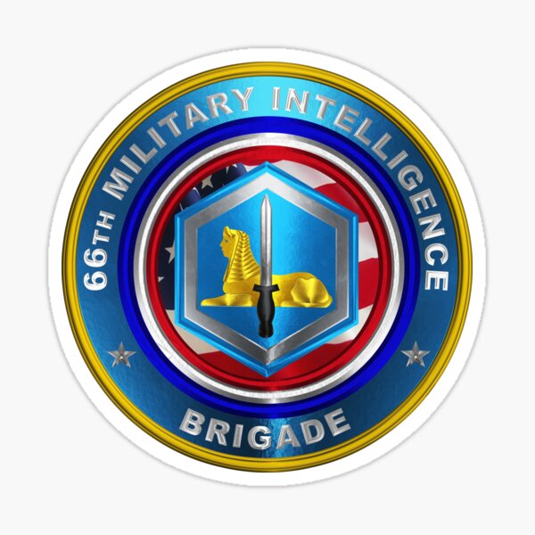 "66th Military Intelligence Brigade " Sticker by SoldierAlways | Redbubble