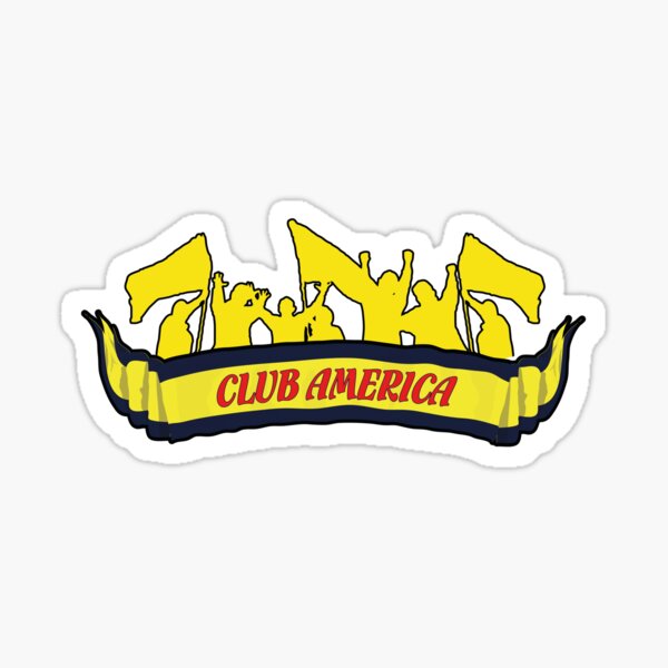 "Pennant design and fans Club america mexico" Sticker for Sale by ...