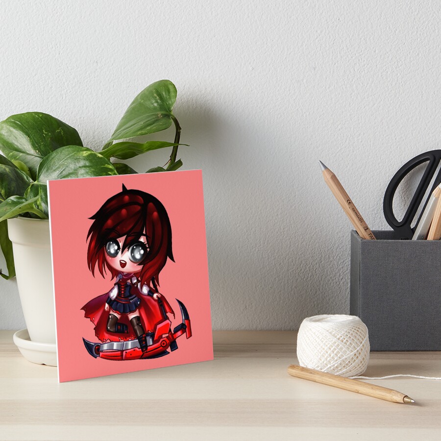 "Ruby chibi" Art Board Print by HellaKumii | Redbubble