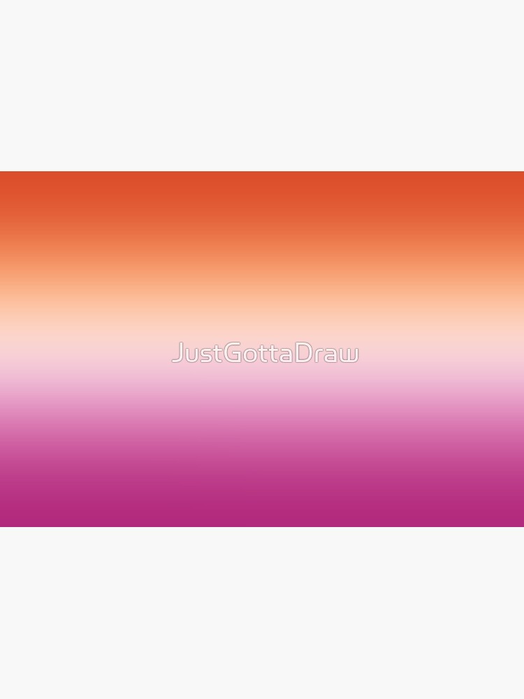 Lesbian Pride Flag Gradient Sticker For Sale By Justgottadraw Redbubble