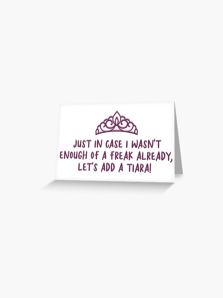 Girly Tiara Quotes Princess Crown SVG Cut File By Creative Fabrica