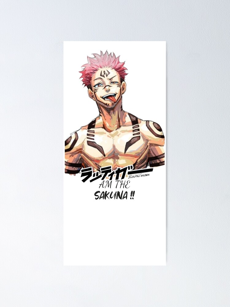"sakuna - jujustu kaisen" Poster by beevense | Redbubble