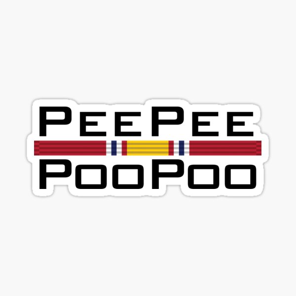 "National Defense PeePee PooPoo" Sticker for Sale by AllenBryan | Redbubble
