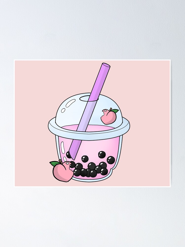 "Cute Mini Boba" Poster for Sale by DragonGemPara | Redbubble