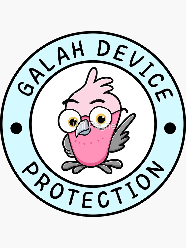 "Galah Device Protection Logo" Sticker for Sale by WillPayne | Redbubble