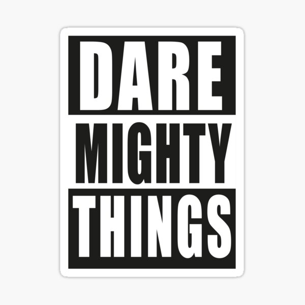 "Dare Mighty Things Perseverance Mars Rover Landing 2021 - JPL" Sticker ...