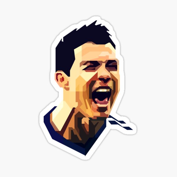 "Ronaldo" Sticker by MaknaArtwork | Redbubble
